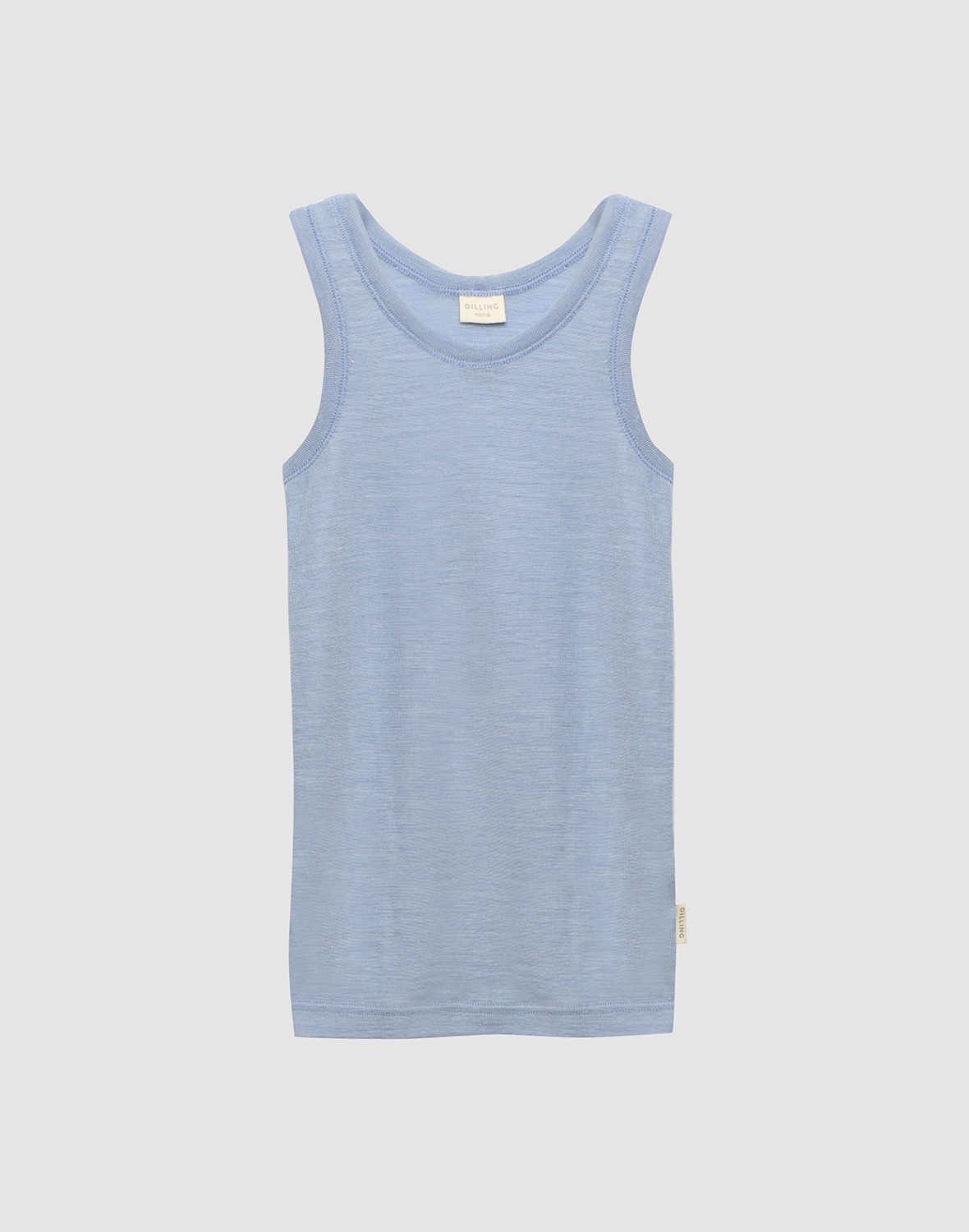 Linne i merinoull/siden för barn - Nordisk blå - Dilling