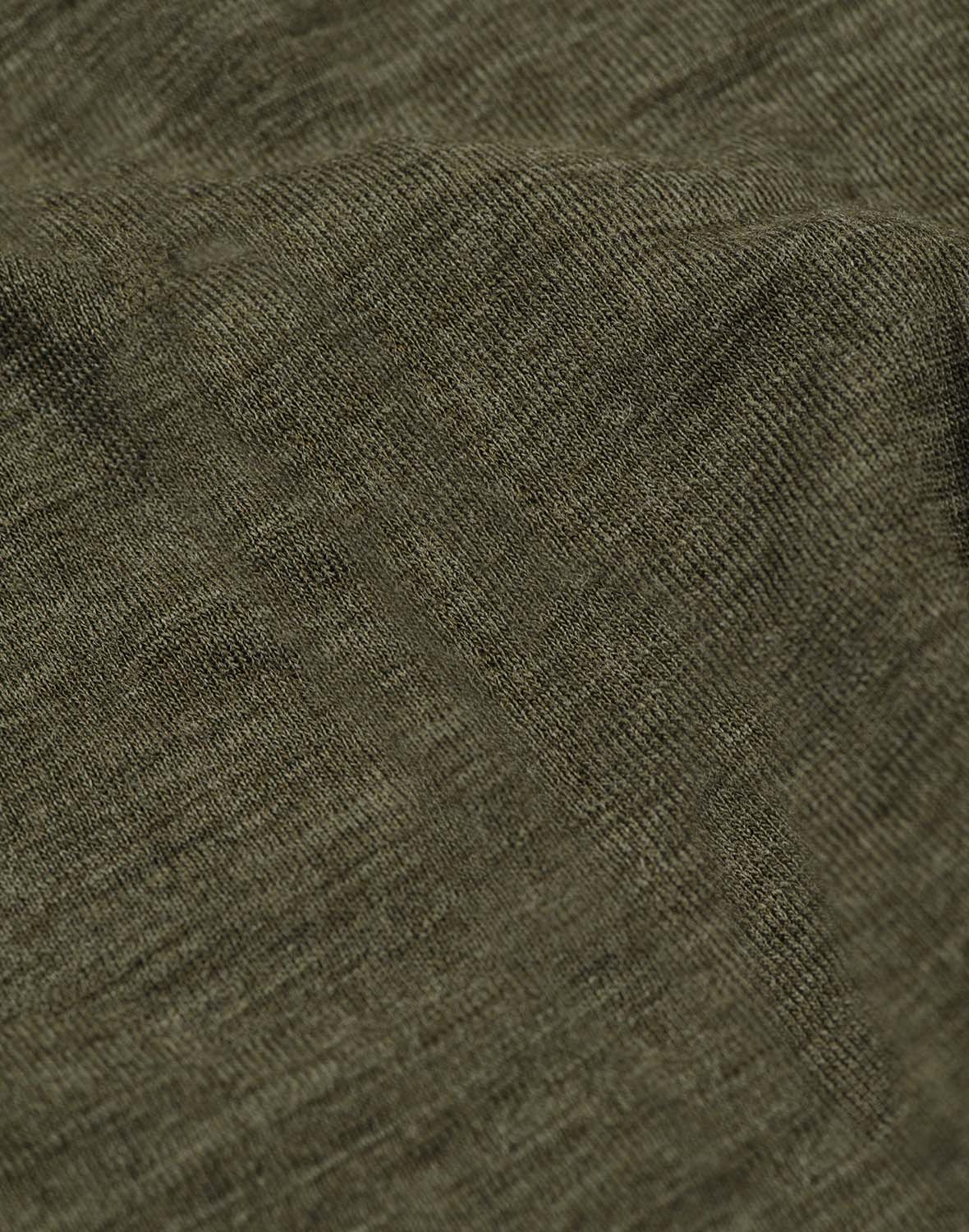 Repair patch in 1x1 merino wool - Dark green melange - Dilling
